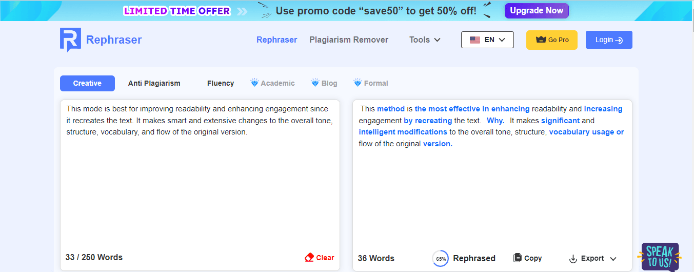 How an AI-Based Sentence Rephraser Can Boost Your Academic Writing